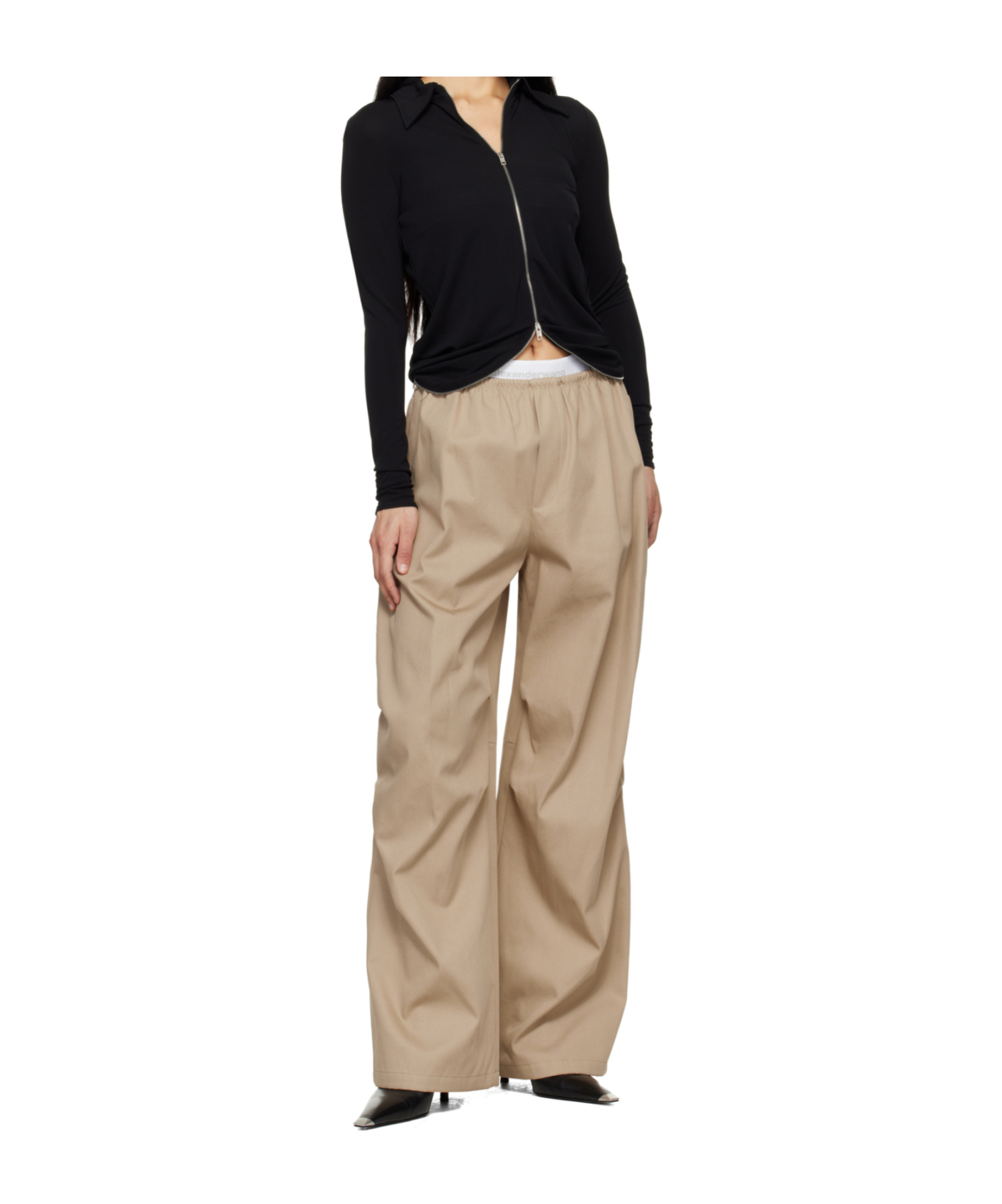 ALEXANDER WANG Alexander Wang Double Layer Waist Trousers